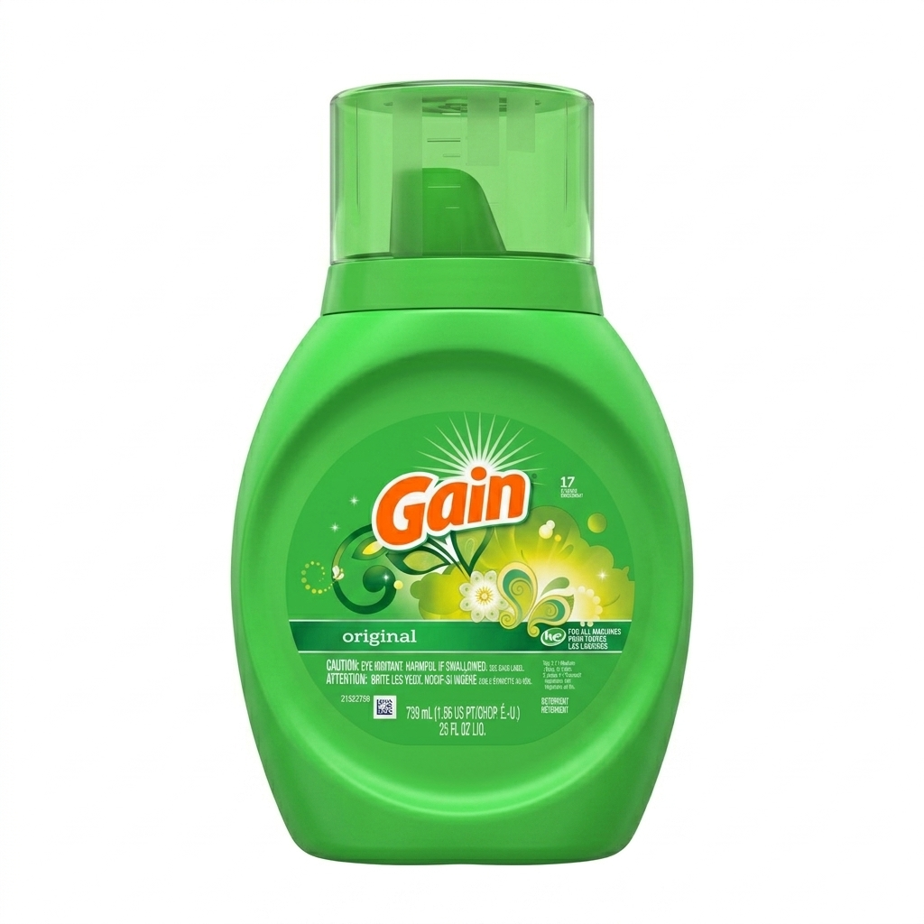 Gain Original Liquid Detergent 25 fl oz (6) – Rite Way Wholesale