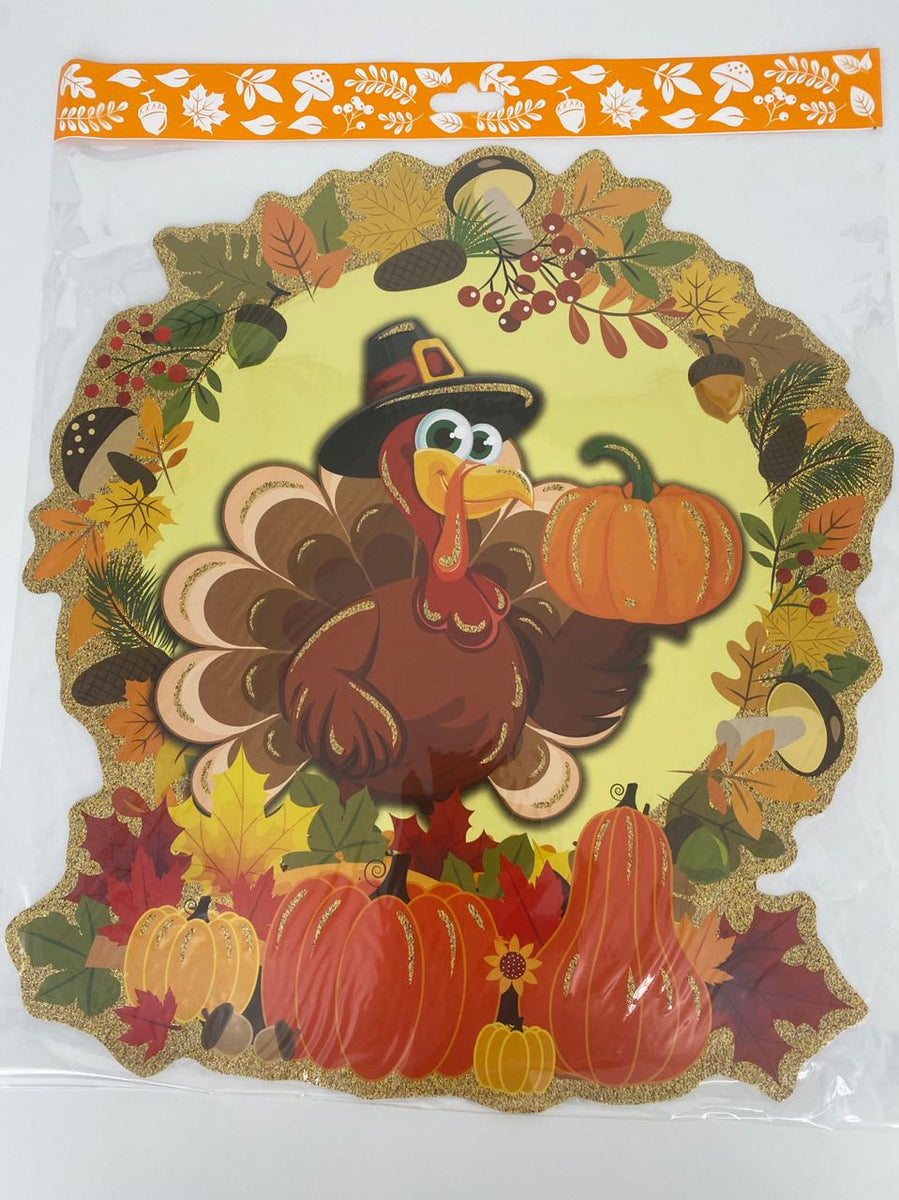 GK3235 Thanksgiving Window Clings (36/144) – Rite Way Wholesale
