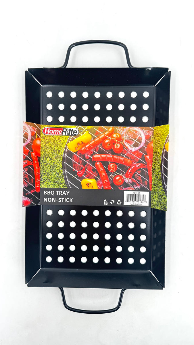 KC1182-BBQ Iron Non-Stick Tray - 16"x8" (24) – Rite Way Wholesale