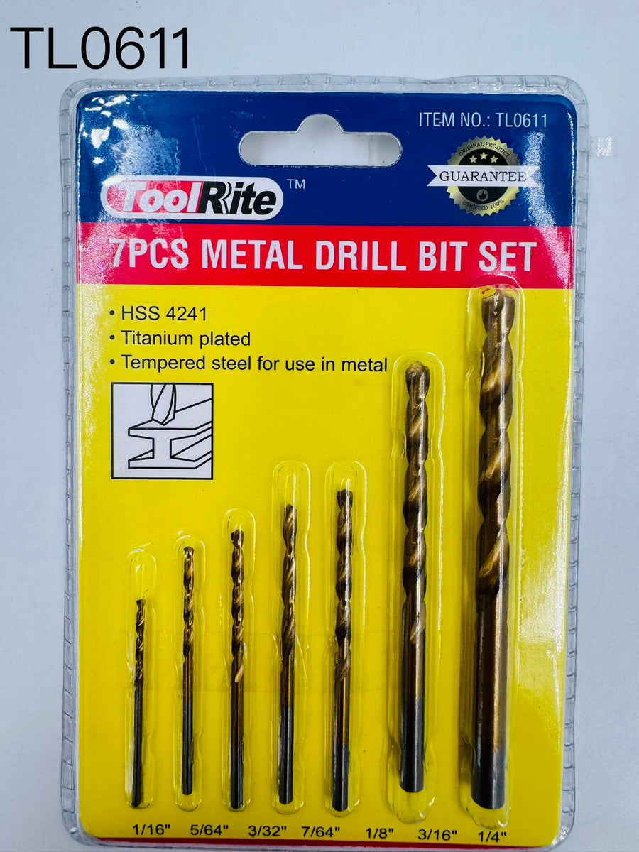 TL0611-Metal Drill Bit Set (12/96) – Rite Way Wholesale