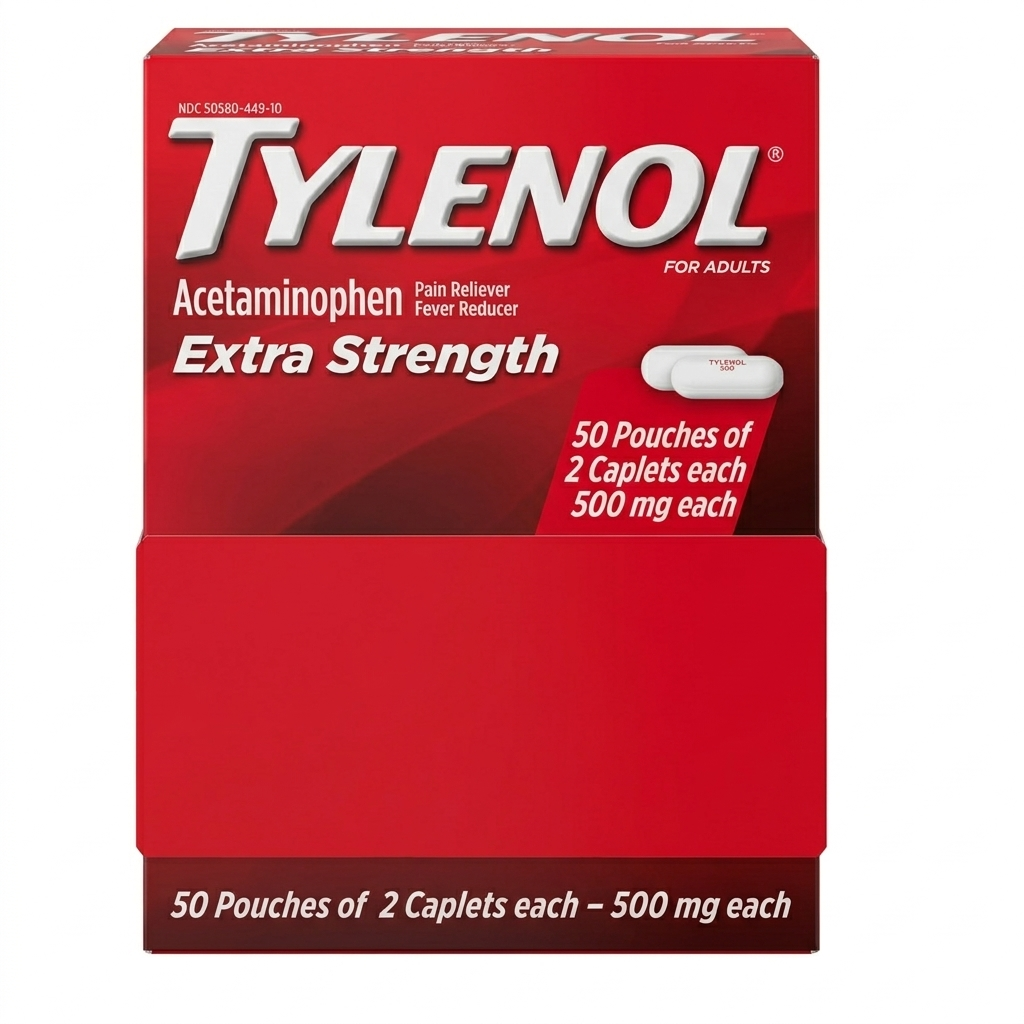 Tylenol Extra Strength Caplets (50) – Rite Way Wholesale